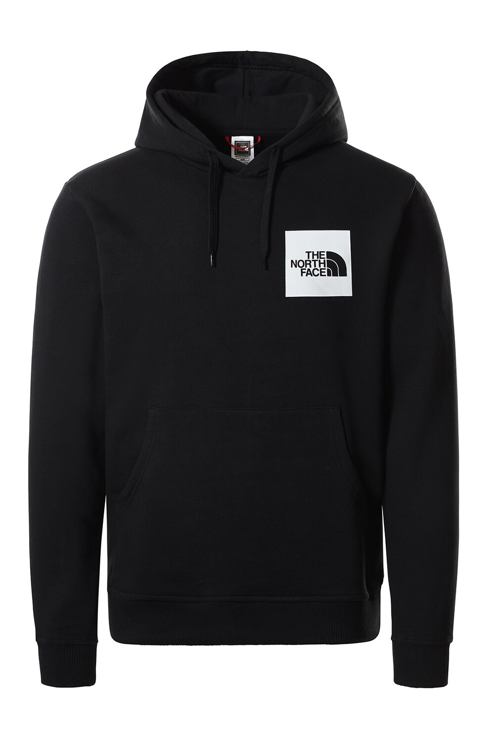 The North Face, Hanorac cu snur si buzunar kangaroo Fine, Negru, M ...