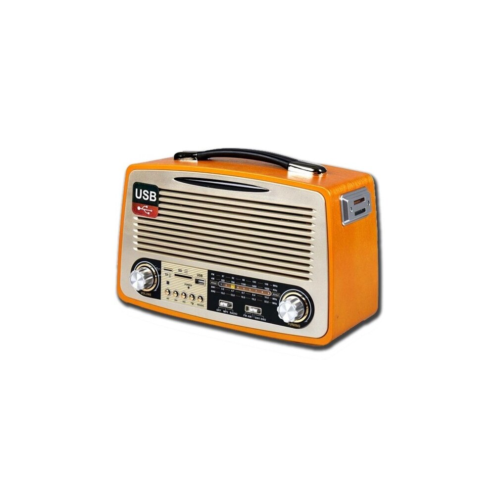 Radio Portabil Retro MD-1700BT, Acumulator Incorporat, Bluetooth, AUX ...