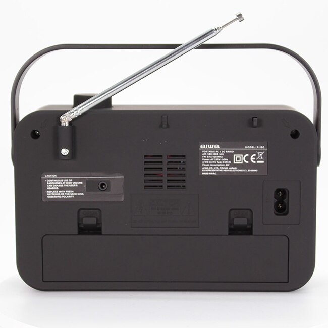 Radio portabil Aiwa R-190RD, FM, AUX, Rosu/Negru - eMAG.ro