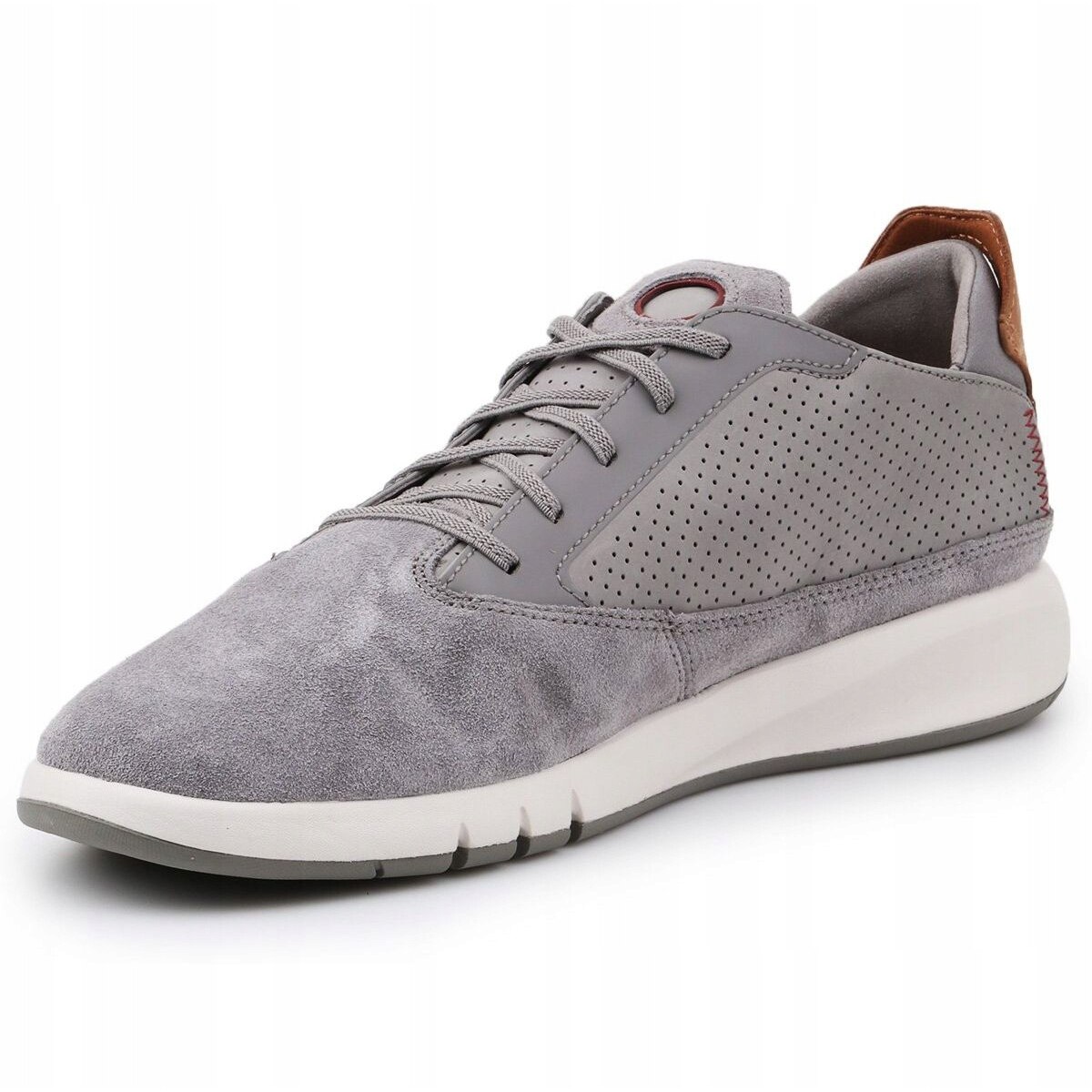 Pantofi sport barbati, Geox, BM109399, Gri, EU 44 - eMAG.ro