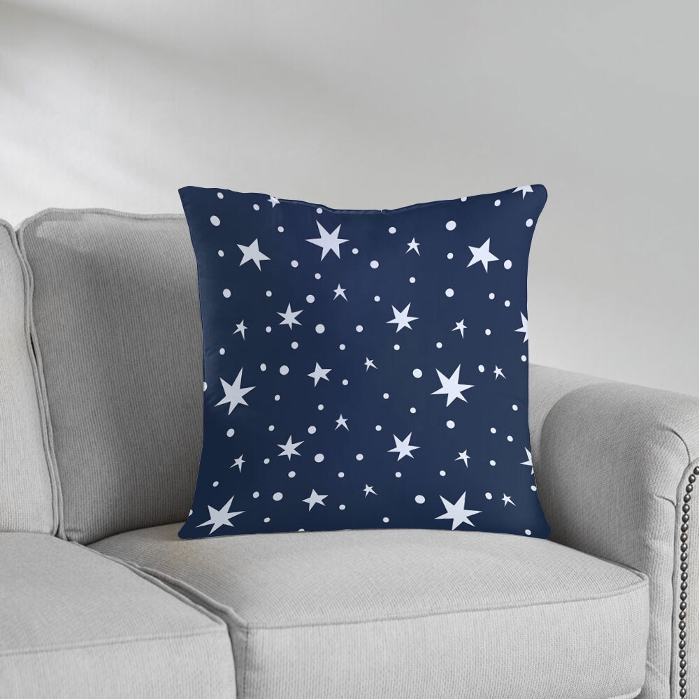 Dekoratív párna Art Star, Deformált szórt csillagok, Minta, Modern ...