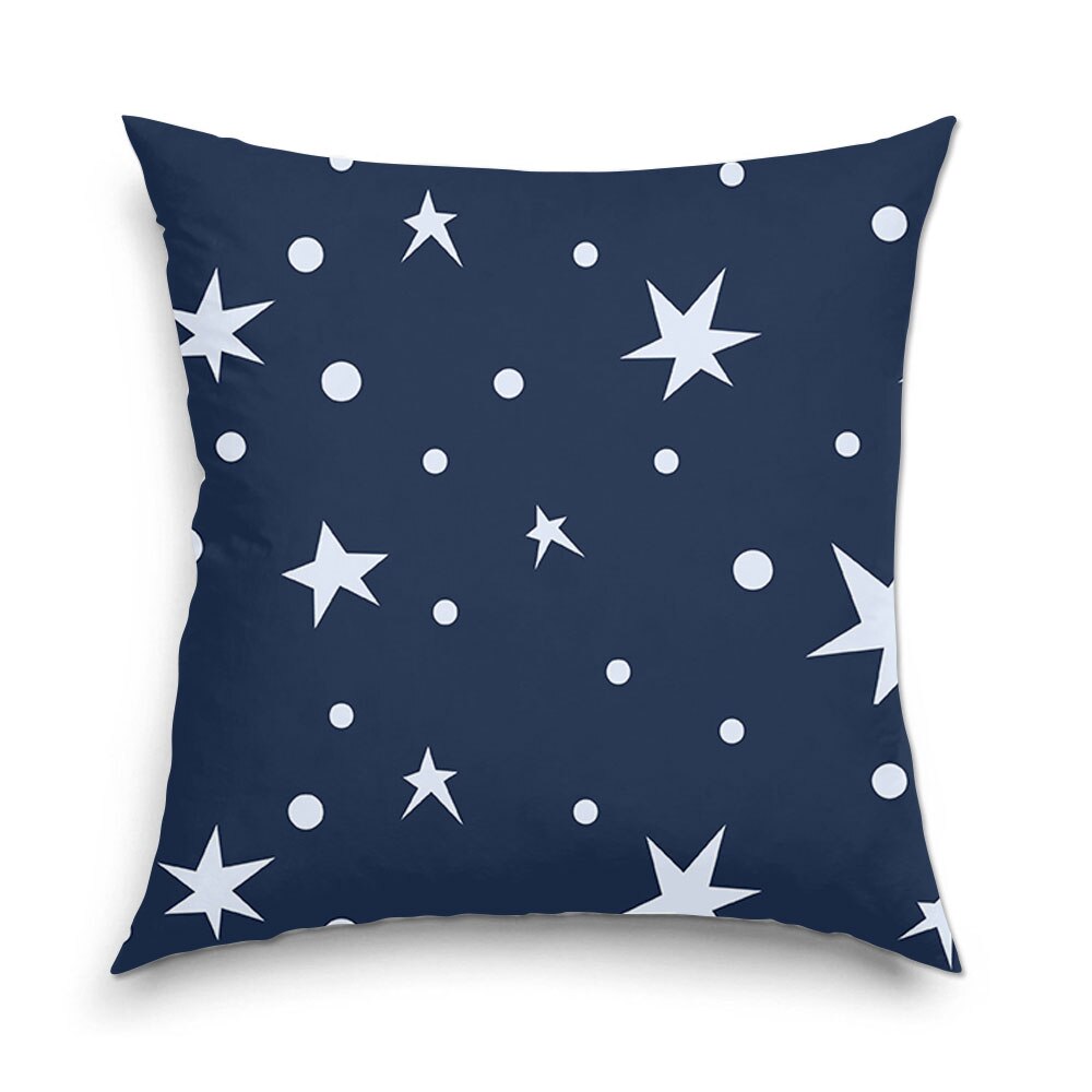 Dekoratív párna Art Star, Deformált szórt csillagok, Minta, Modern ...