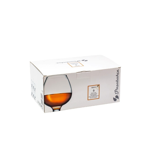 Set 6 pahare de coniac, Bistro, 6 buc, sticla, 0.2 l - eMAG.ro