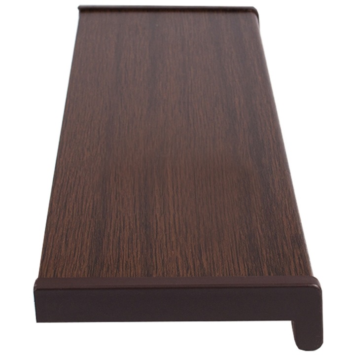 Set glaf interior pvc, latime 40 cm x 108 cm lungime, wenge, cu capace ...