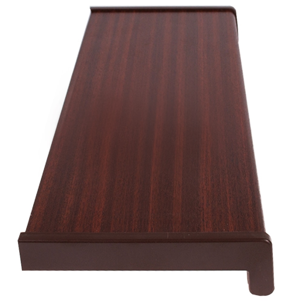 Set glaf interior pvc, latime 50 cm x 213 cm lungime, mahon, cu capace ...