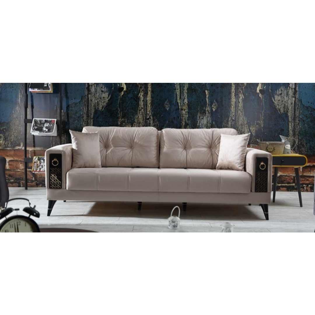 Set 2 canapele cu 3 locuri si 2 fotolii, Erguvan - eMAG.ro