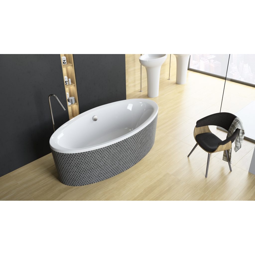 Cada Freestanding Ovala Mesara 190x96, pentru incastrat, Radaway - eMAG.ro