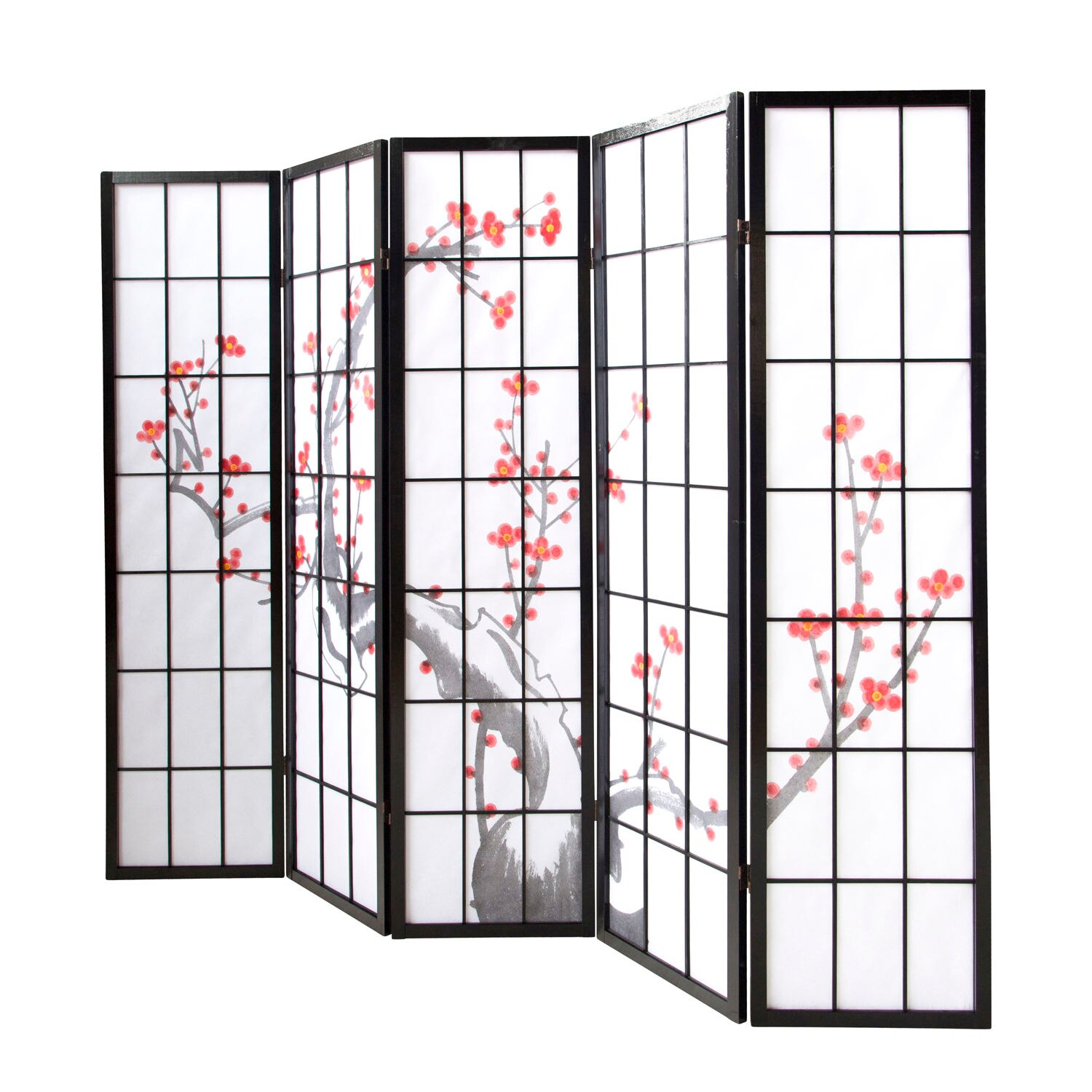 Paravan despartitor Beta Room Modern din lemn Negru 2,2 cm x 220 cm x ...