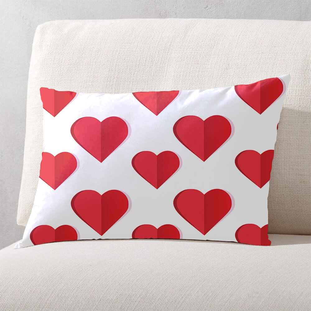 Dekoratív párna Art Star, Összehajtott szívek, Minta, Modern ...