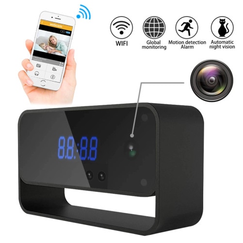 Ceas cu Camera Spion iUni IP27, Wireless, 1080p, Night Vision ...