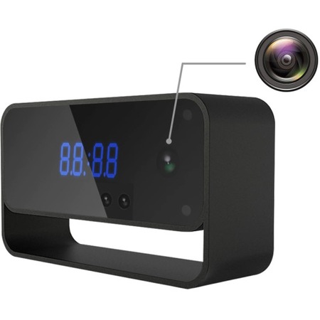 Ceas cu Camera Spion iUni IP27, Wireless, 1080p, Night Vision ...