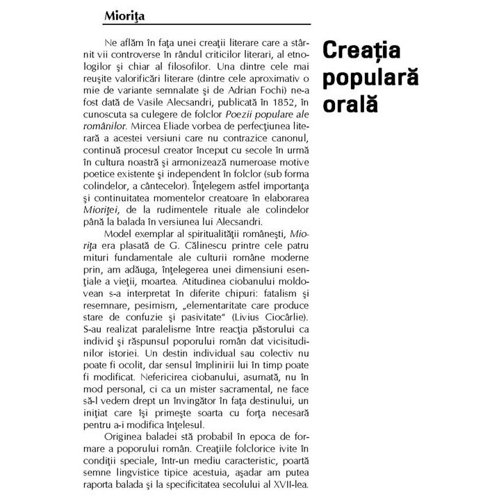 Poezia romaneasca. Antologie de texte comentate si aprecieri critice ed. 2, Cezar Boghici ...