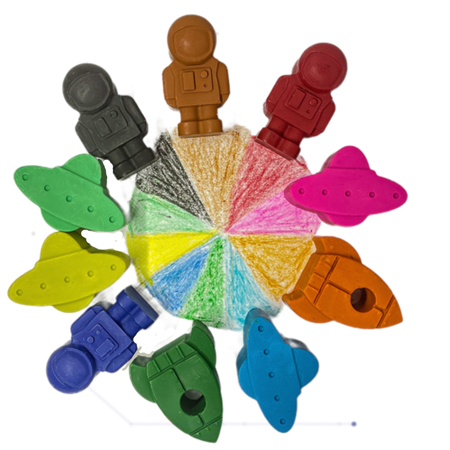 Set 10 Creioane cerate COSMOS, multicolor, de la 3 ani, gradinita ...