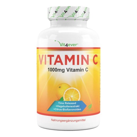 Supliment alimentar Vitamina C 1000mg - 365 de comprimate - Vit4ever - Efect eliberat in timp ...