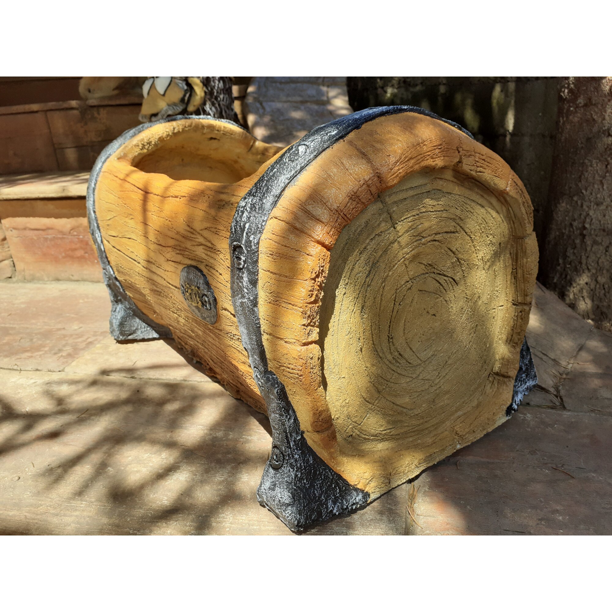 Jardiniera tip butoias - din beton 50x40cm - eMAG.ro