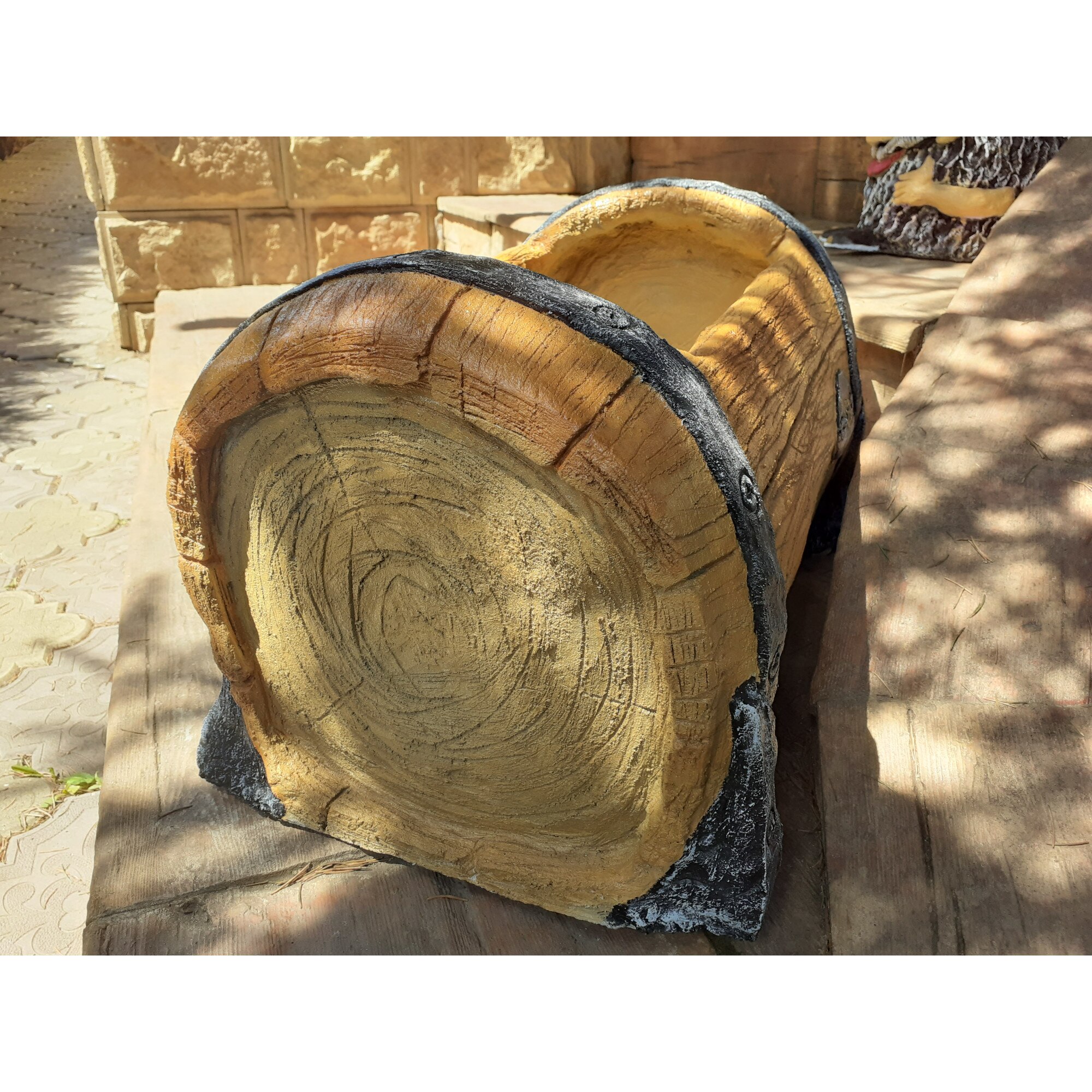 Jardiniera tip butoias - din beton 50x40cm - eMAG.ro