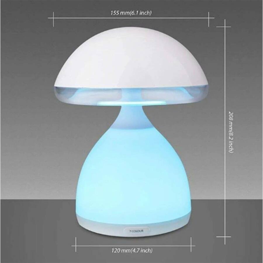 Lampa ciuperca, Buxton, LED, Multicolor - eMAG.ro