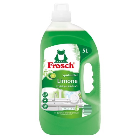 Detergent ecologic de vase Frosch, Lamaie Verde, 5L - eMAG.ro