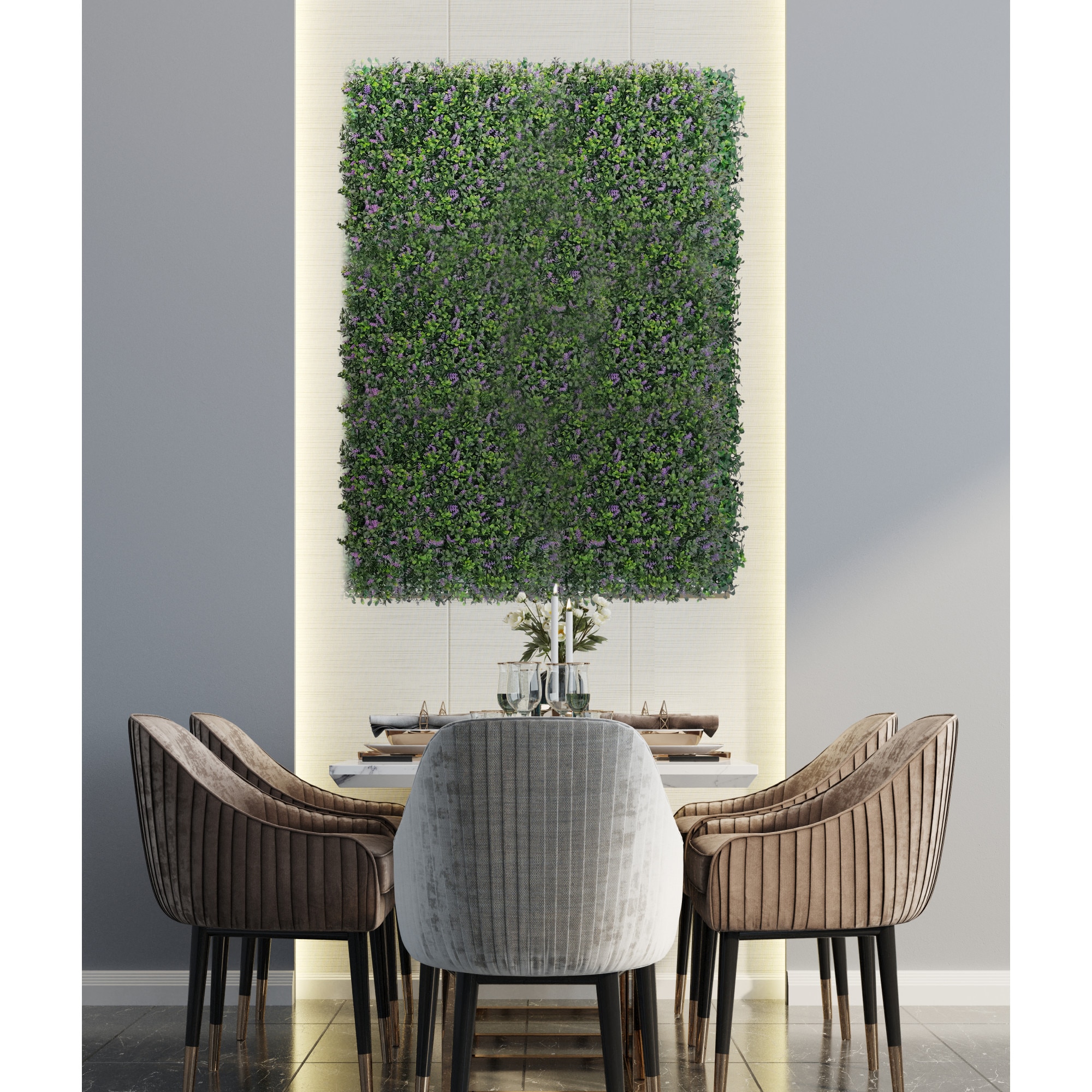 Perete verde artificial, Gradini verticale din plante artificiale Panou ...