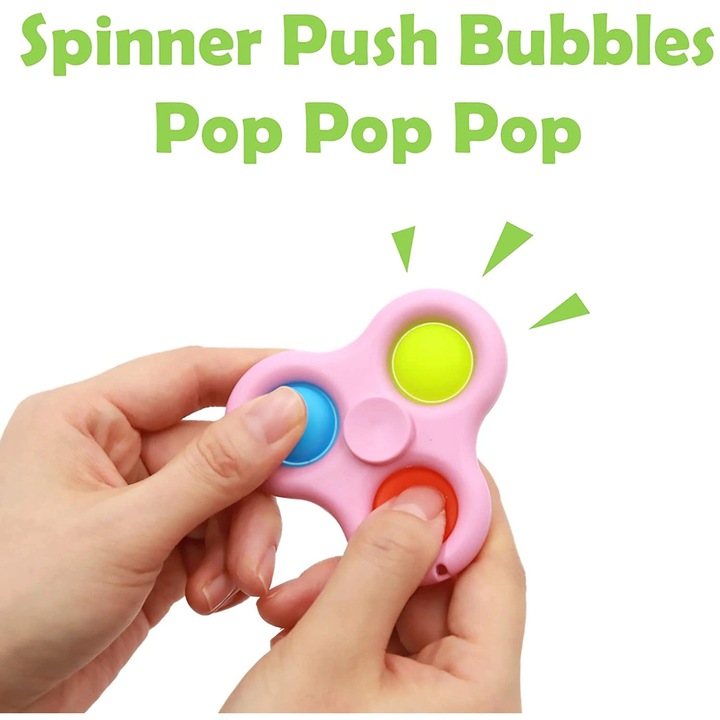 Сензорна играчка Zenuk® - Fidget Spinner Pop It, Simple Dimple, Fidget ...