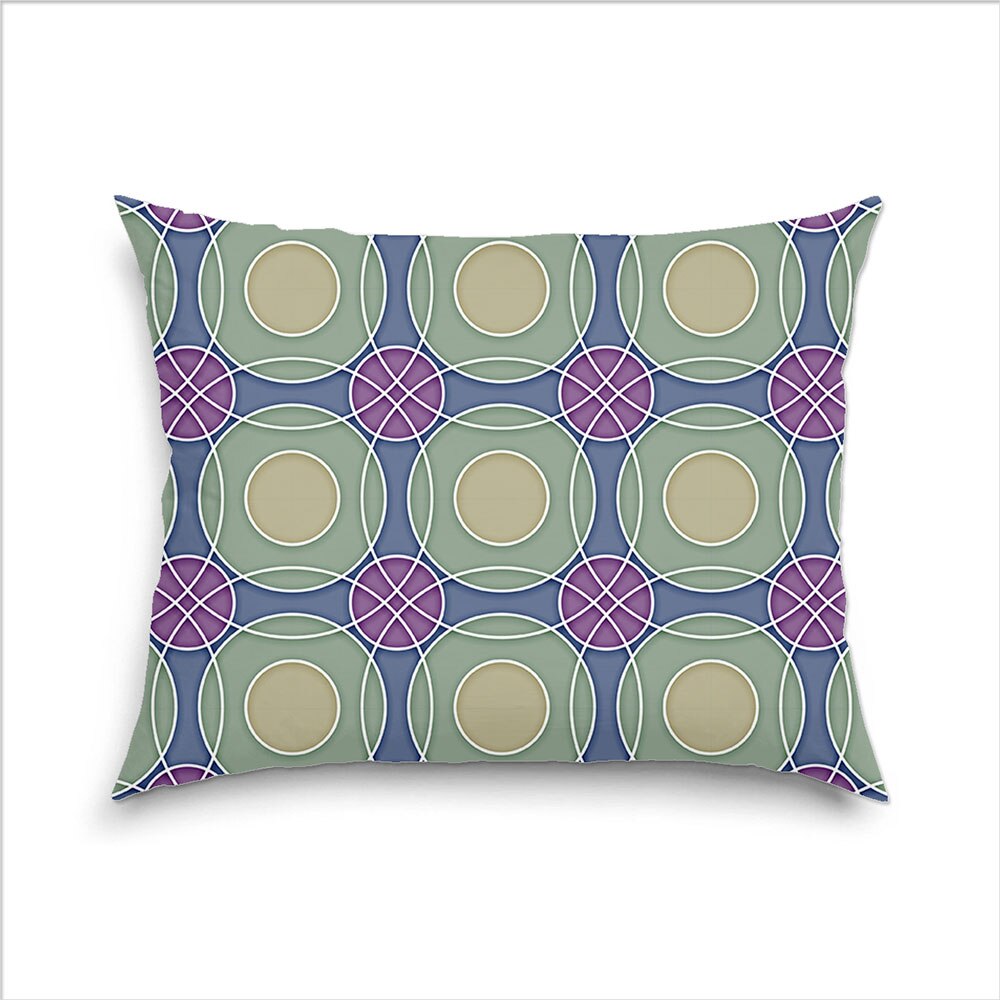 Dekoratív párna Art Star, Keresztezett körök, Minta, Modern ...