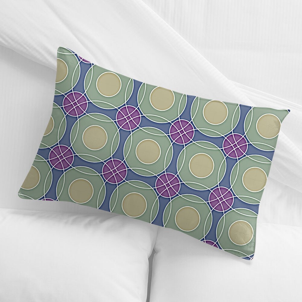 Dekoratív párna Art Star, Keresztezett körök, Minta, Modern ...