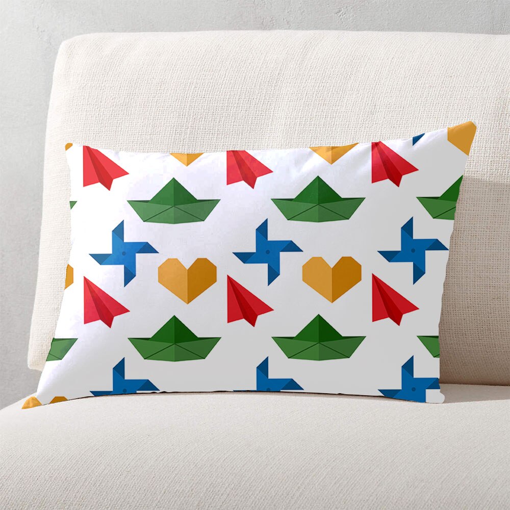 Dekoratív párna Art Star, Origami, Minta, Modern lakberendezési tárgyak ...