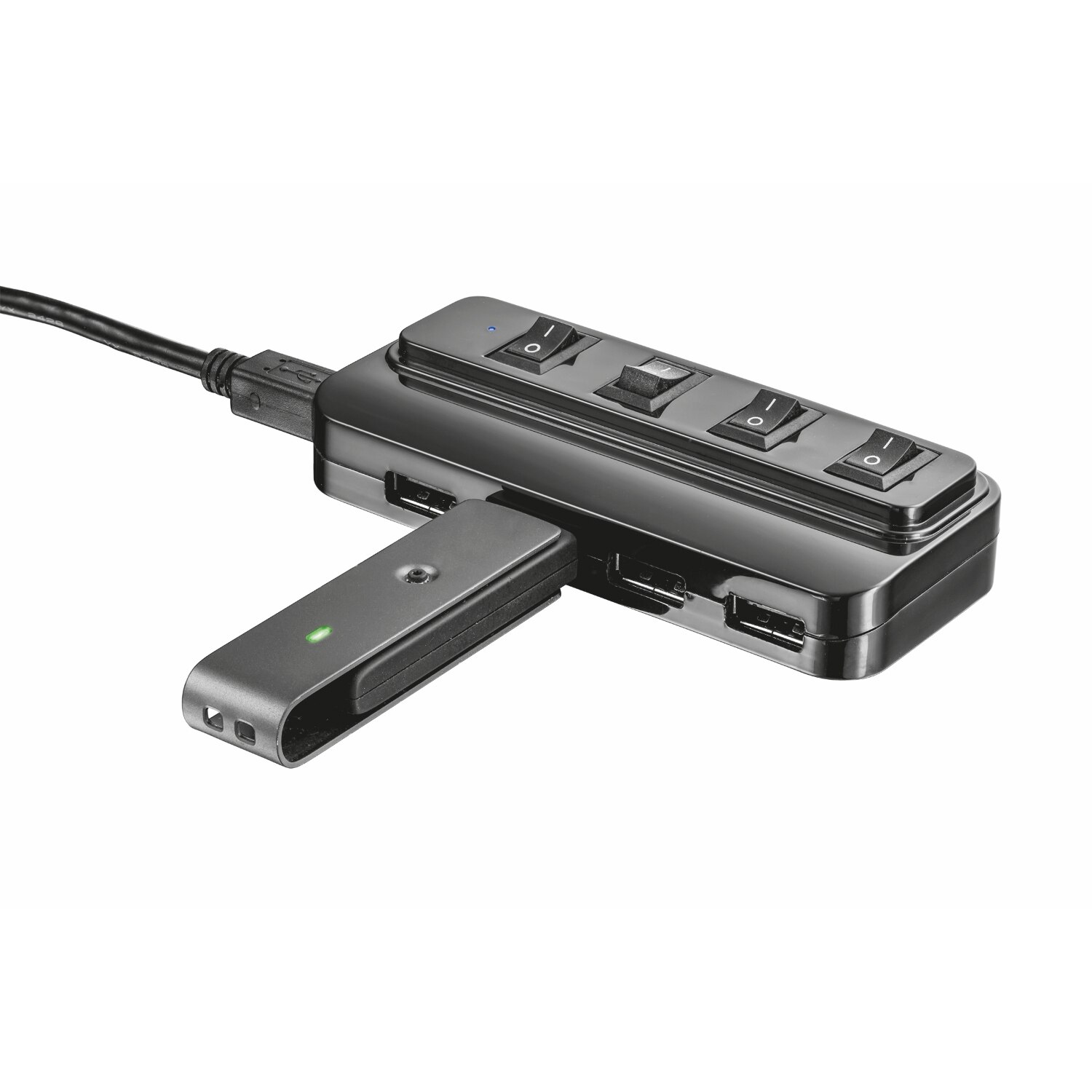 Hub USB Trust, 4 porturi USB 2.0 - eMAG.ro