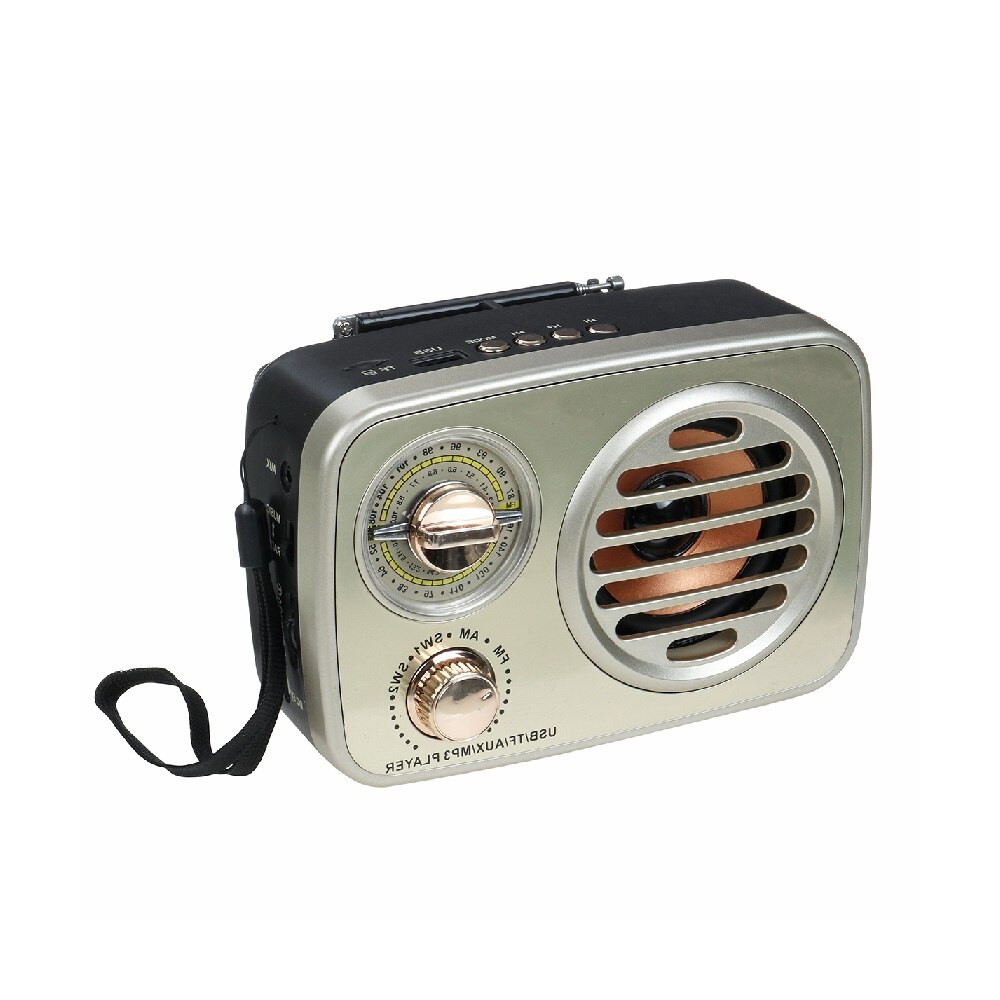Radio Portabil Retro MD-307BT, Acumulator Incorporat, Bluetooth, AUX ...