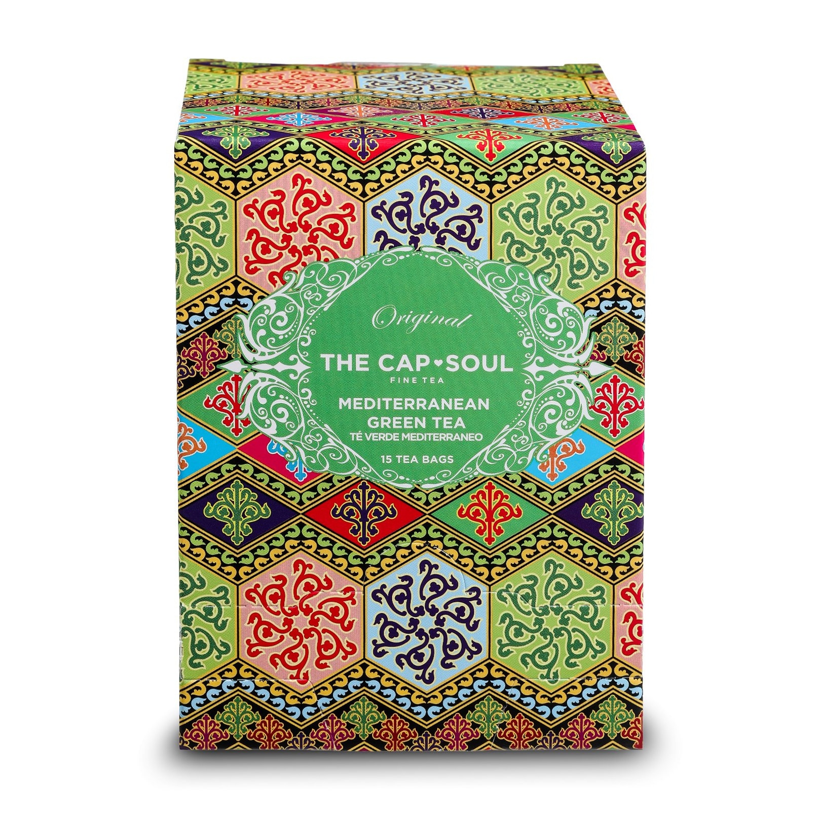 Zöld tea The Cap Soul, Mediterraneo, 15 tasak, gyógynövény, antioxidáns ...