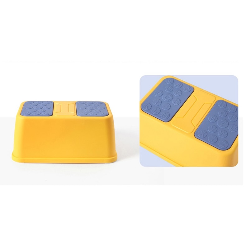 Treapta inaltator pentru chiuveta si toaleta Little Mom Yellow - eMAG.ro