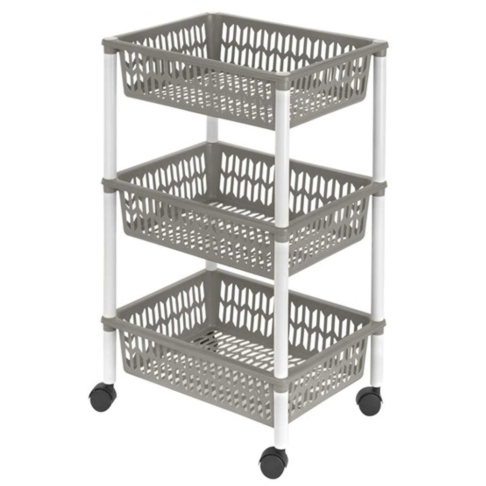 Heidrun Cos 40x30x66cm cu roti Guapissimo 3 - eMAG.ro