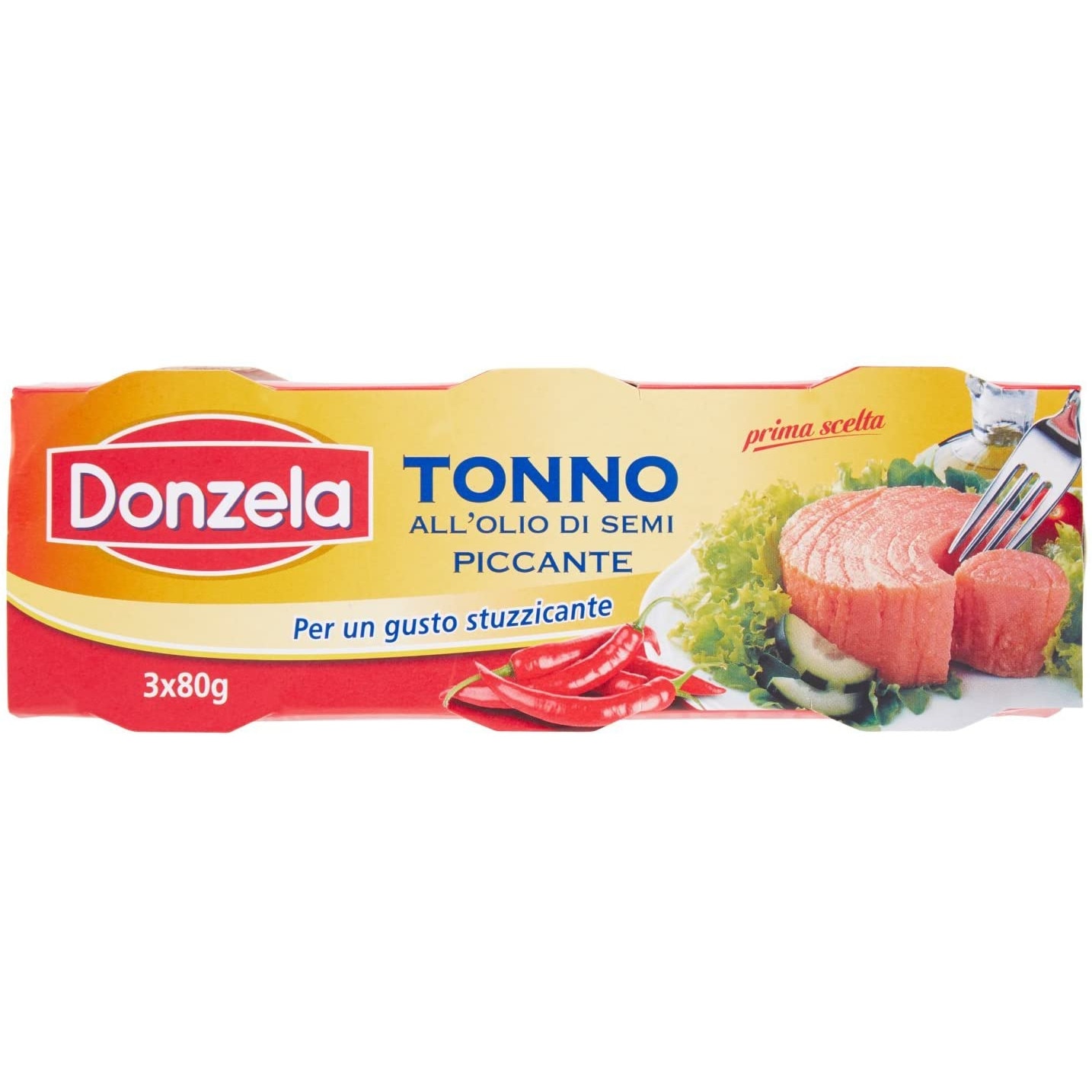 Set Ton Bucati in Ulei Picant Donzela, 3 x 80 g, 240g - eMAG.ro