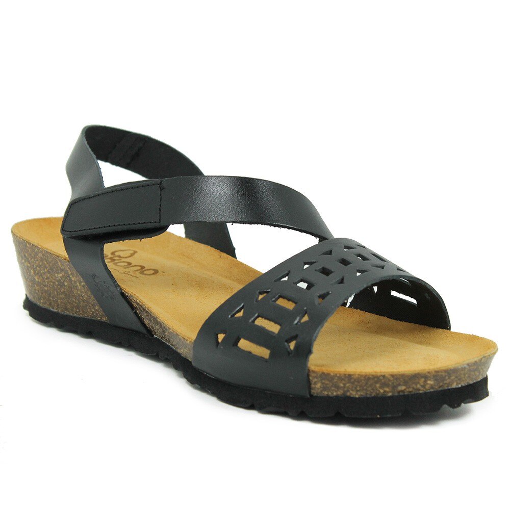 Sandale Yokono Monaco, Piele naturala, Negru, 36 EU - eMAG.ro