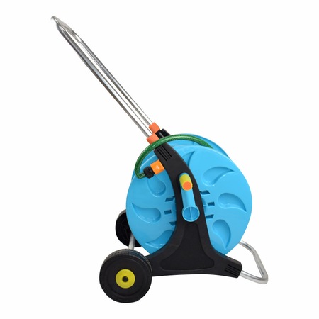 Tambur mobil cu furtun D 12 mm L 20 m pentru gradina ENERGO - eMAG.ro