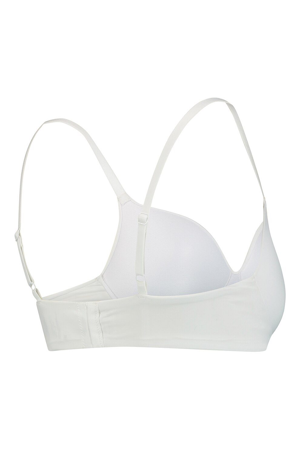 Puma, Подплатен сутиен с регулируеми презрамки, Бял, 80B - eMAG.bg