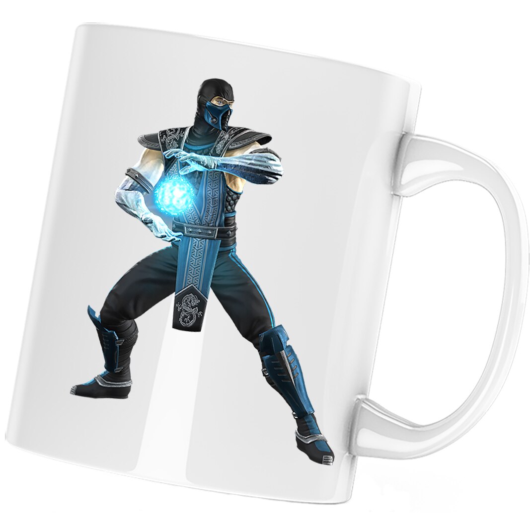 Bögre Mortal Kombat Blue Magic Gamer World, Fehér, 330 ml - eMAG.hu