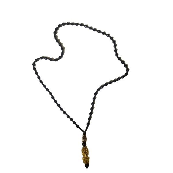 Lant Feng Shui Pi Xiu obsidian gravat cu mantre bogatie si noroc - eMAG.ro