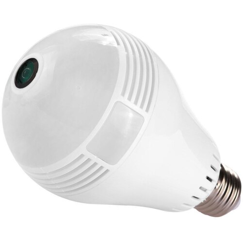 Bec cu camera Spion iUni B009, Full HD, Wi-Fi, Senzor de Miscare, Unghi ...