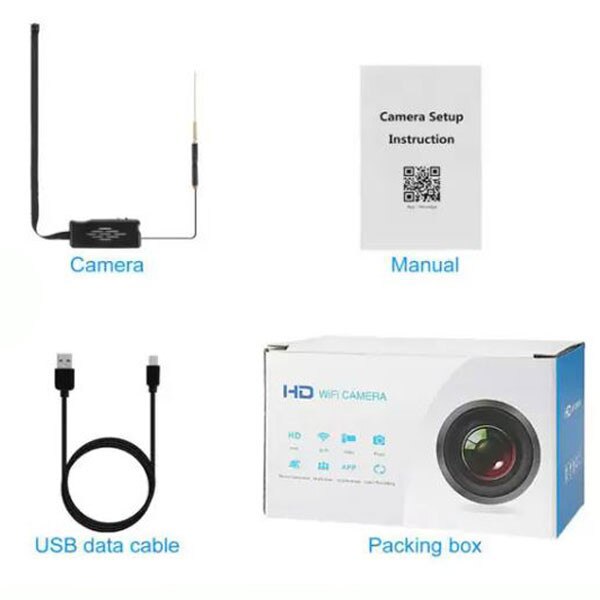 Modul cu Camera Wireless incorporata iUni CP20, baterie integrata, P2P ...