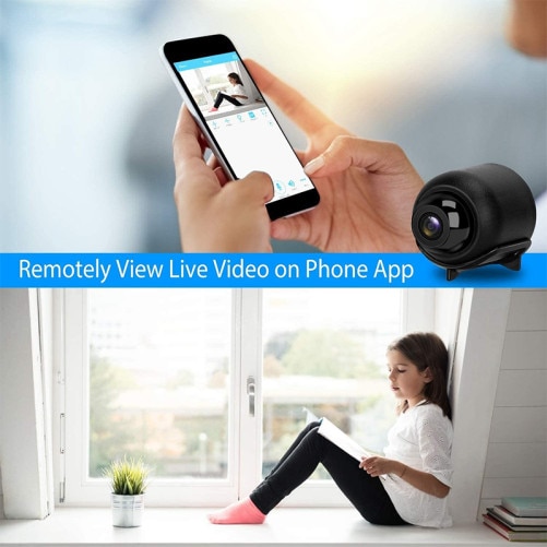 Mini Camera Spion iUni X5, Wireless, Full HD 1080p, Audio-Video ...