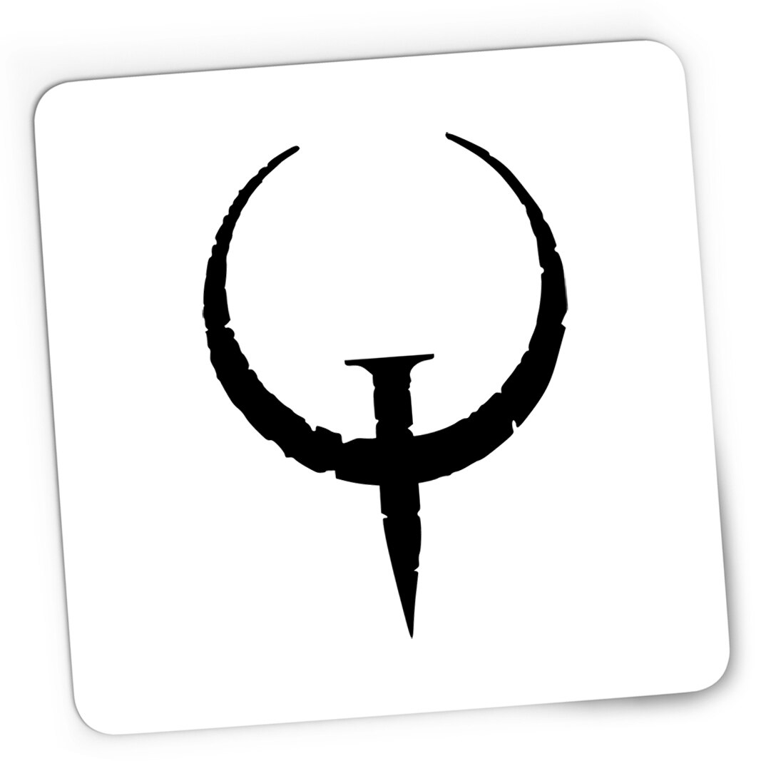 Гейминг подложка за мишка Quake Champions Arena Logo Emblem, 21x19 см ...