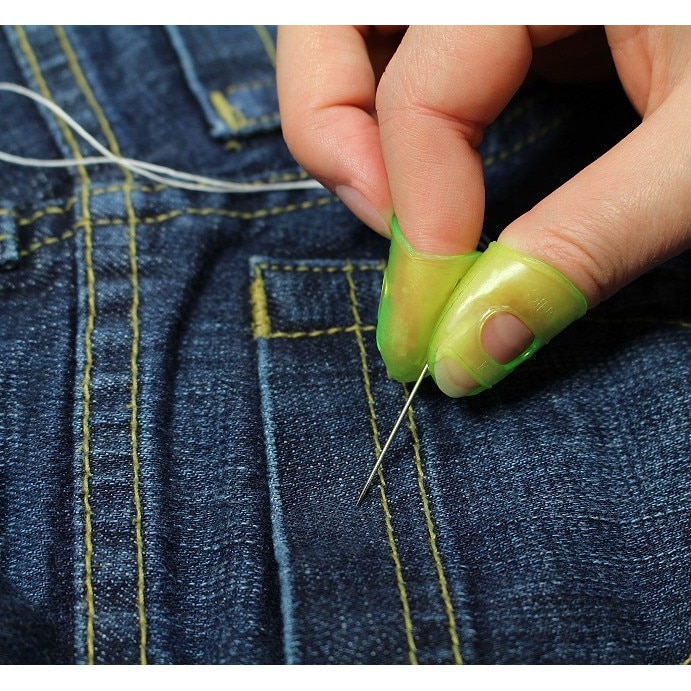 Degetar din silicon 20 x 25 mm Verde - eMAG.ro