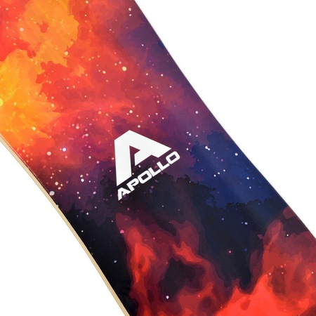 Longboard Apollo Redshift, 102x24cm, Multicolor - eMAG.ro
