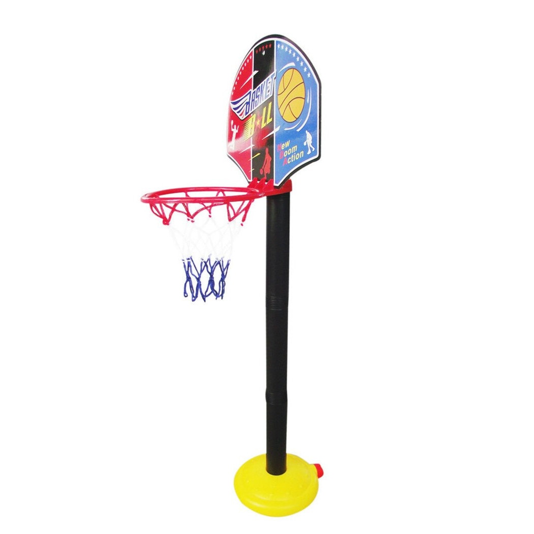 Set Cos de Baschet pentru Copii, Minge, Pompa, Plastic, Stabil ...