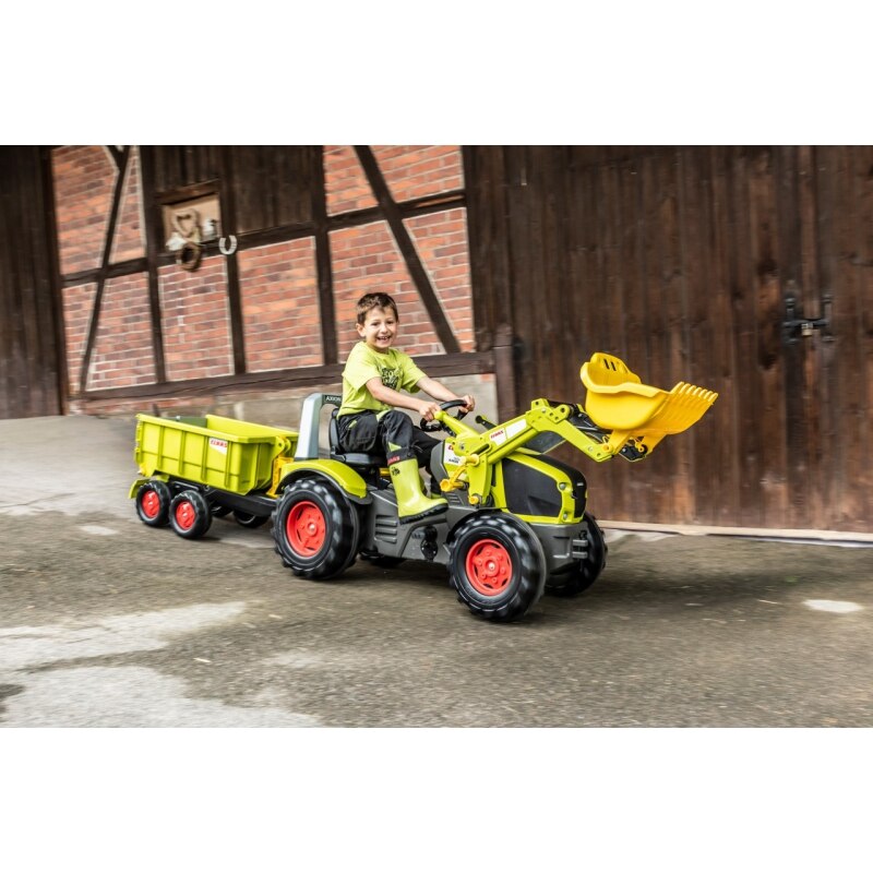 Pedálos traktor, Rolly játékok, műanyag, kotrógép, sárga, 3+ - eMAG.hu