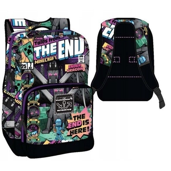 Ghiozdan Minecraft, 45x35 x23 cm, Multicolor - eMAG.ro