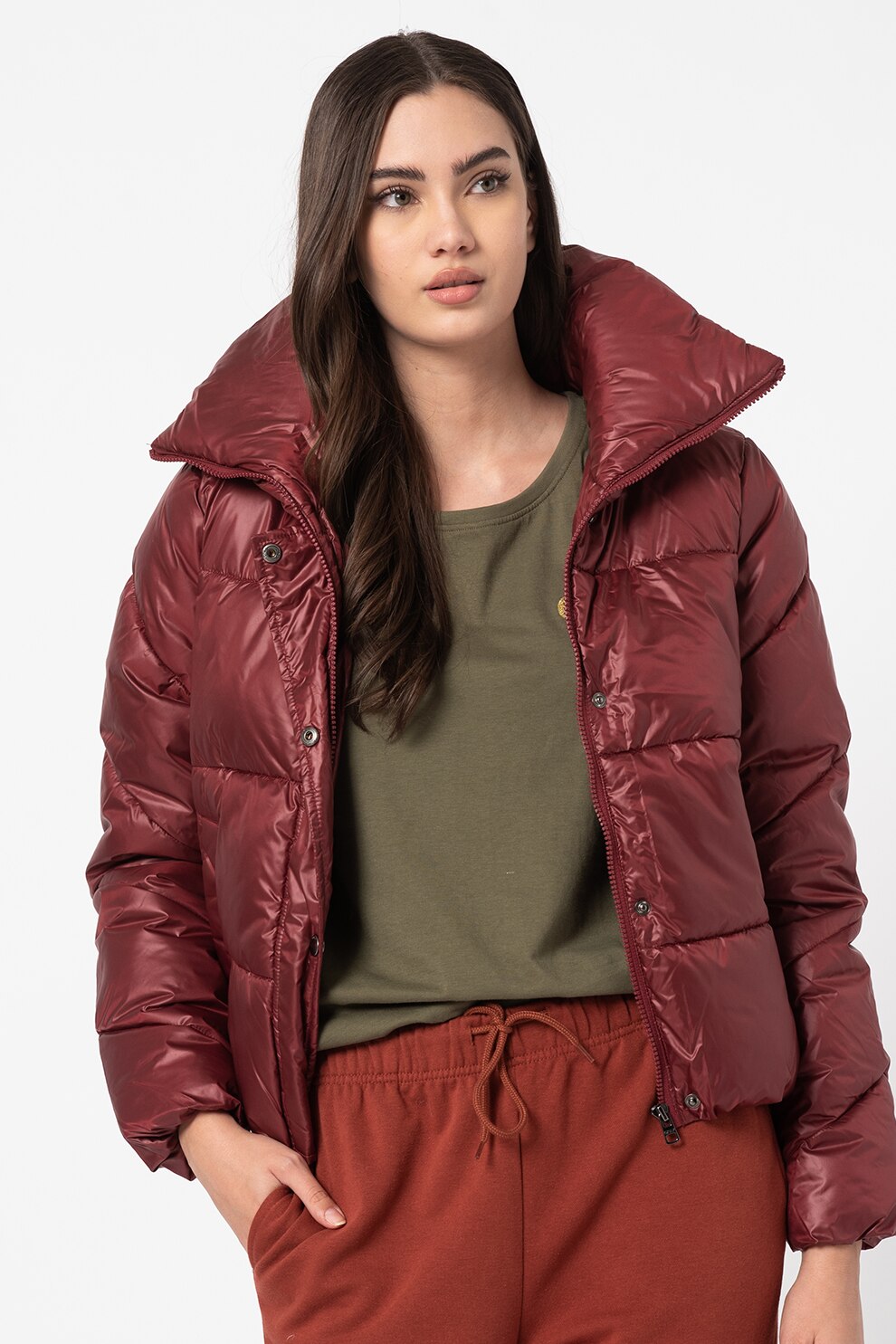 Only, Anja rövid steppelt hatású télikabát, Püspöklila, M - eMAG.hu