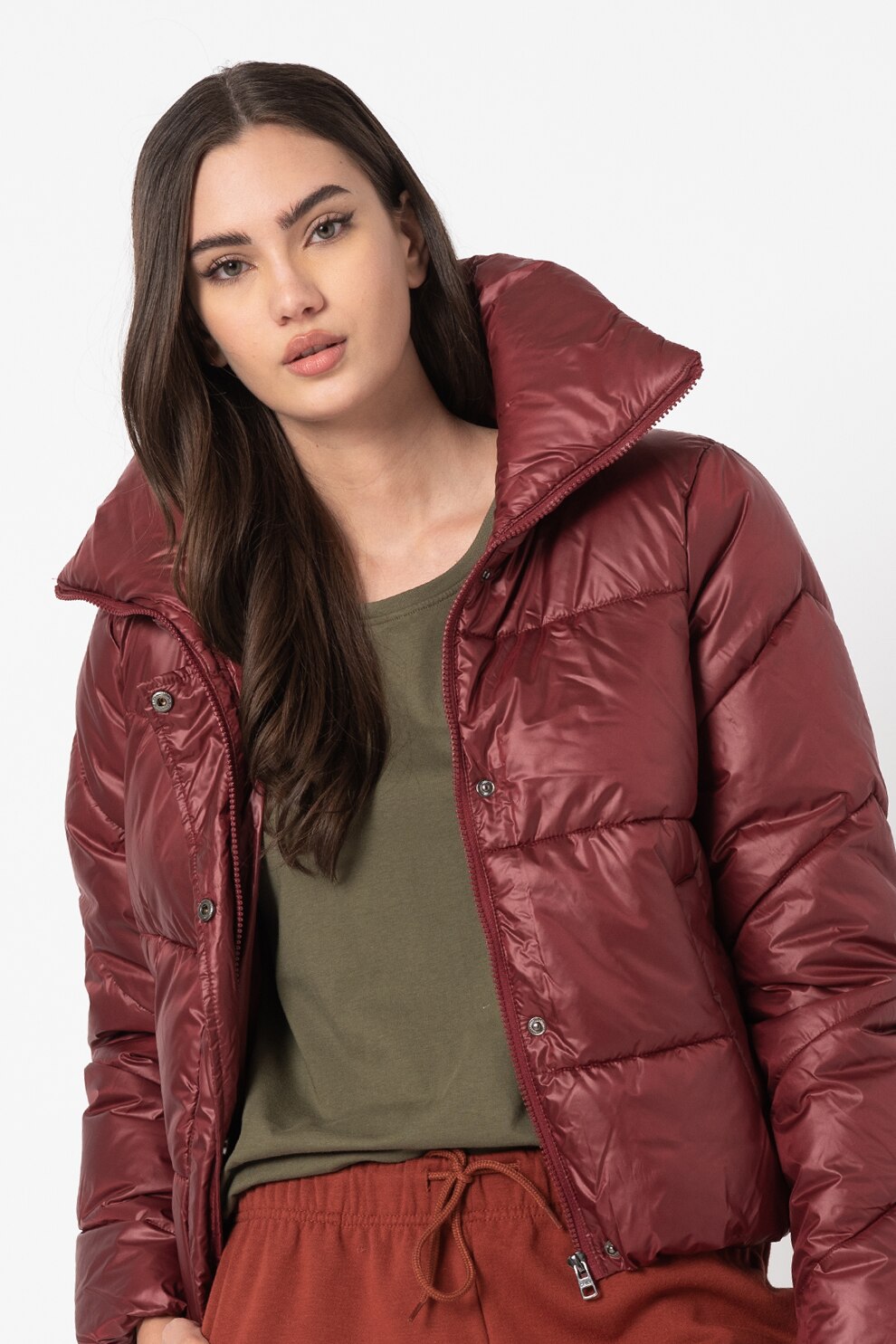 Only, Anja rövid steppelt hatású télikabát, Püspöklila, M - eMAG.hu