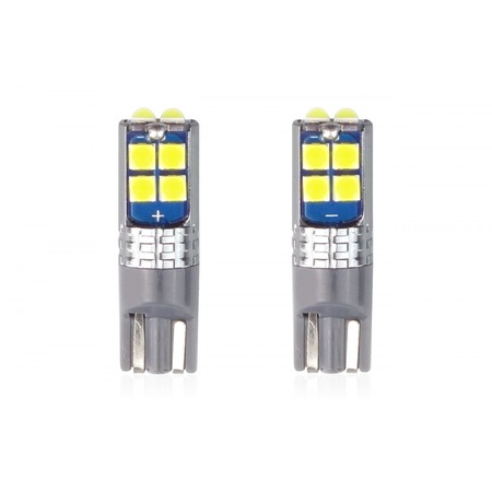 Készlet 2 db LED CANBUS 10SMD 3030 T10 W5W fehér 12V / 24V - eMAG.hu
